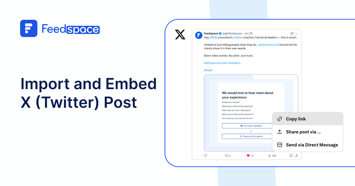 ⭐How to Import and Embed Twitter (X) Posts on Your Website in Under 5 Mins